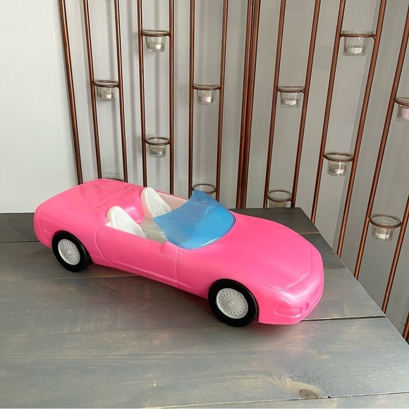 Vintage | Toys | Vintage Tim Mee Toys Pink Convertible Barbie Car ...